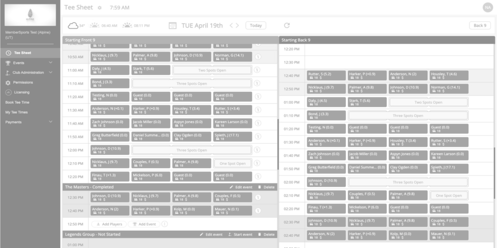 MemberSports Inc – Software Solutions for Golf Courses